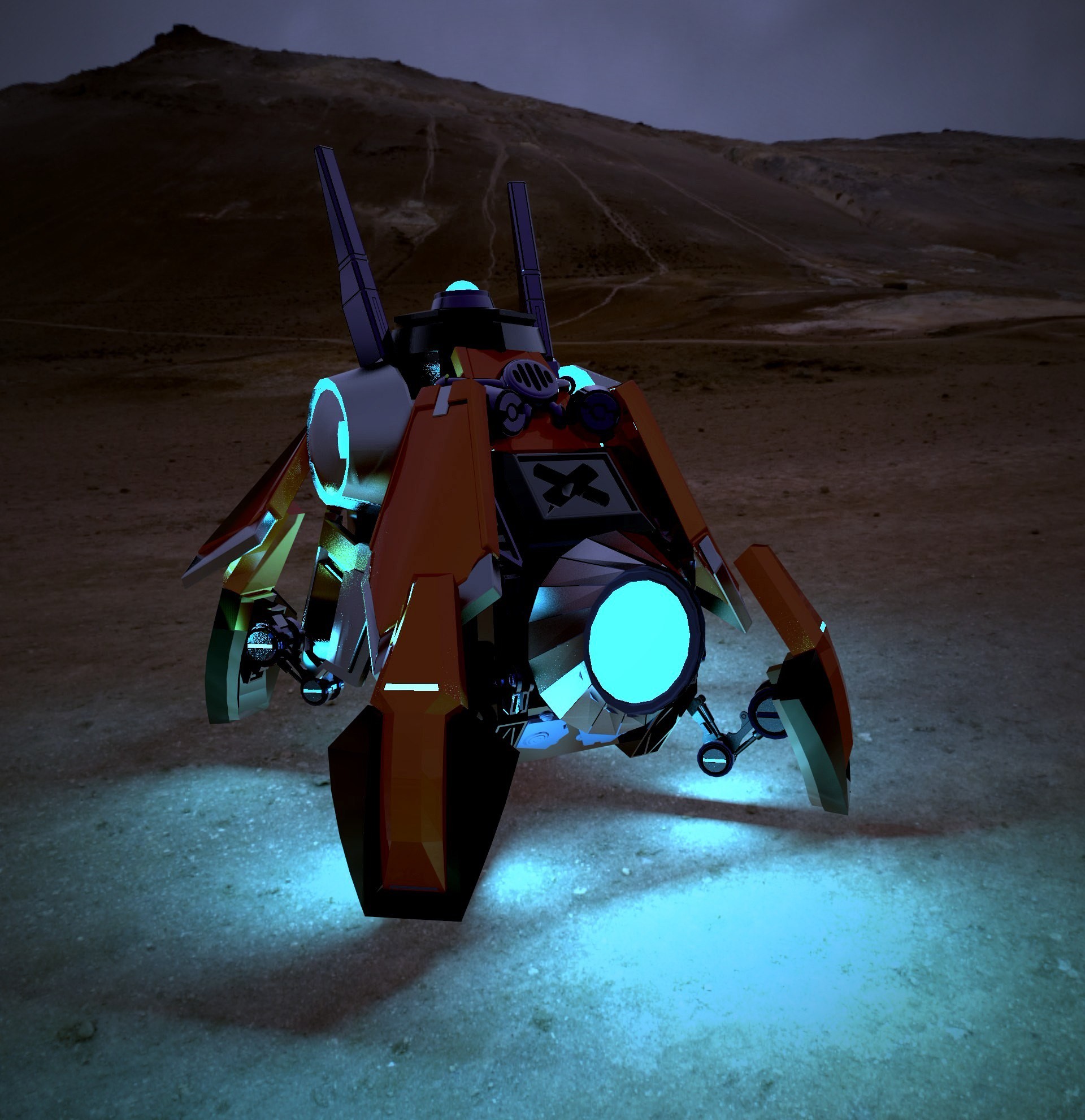 ArtStation - Spider Mine from StarCraft2