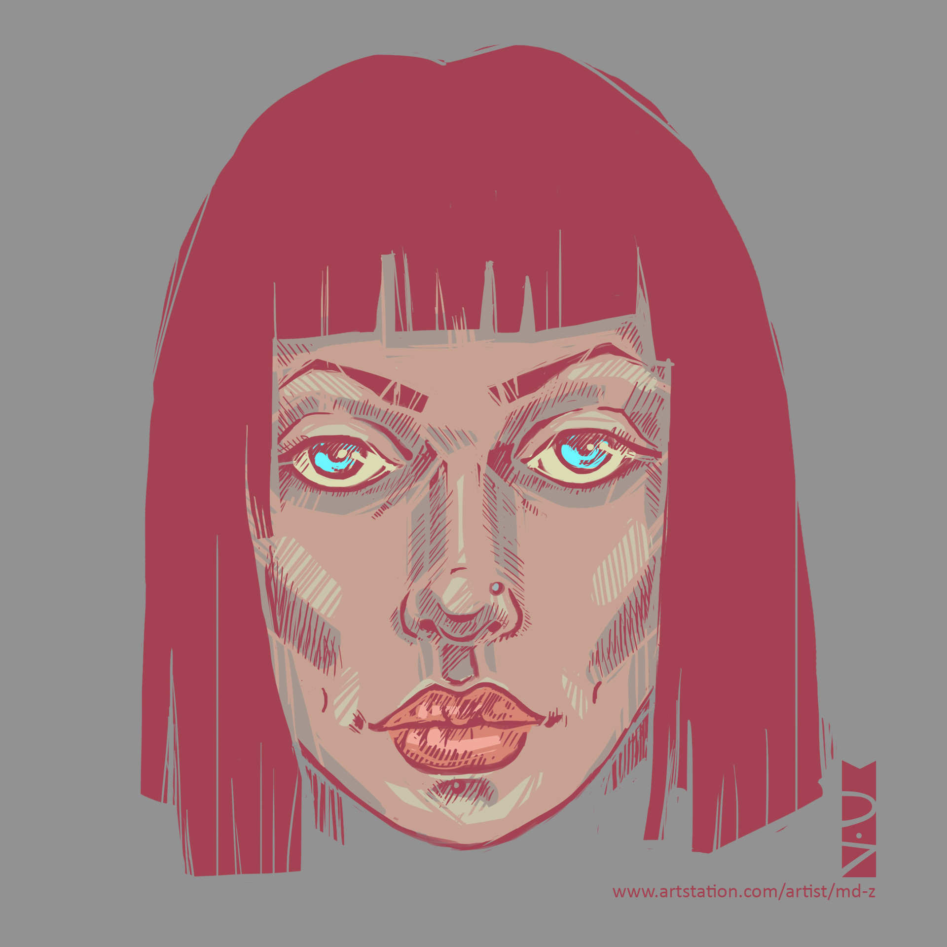 ArtStation - Comic faces - project