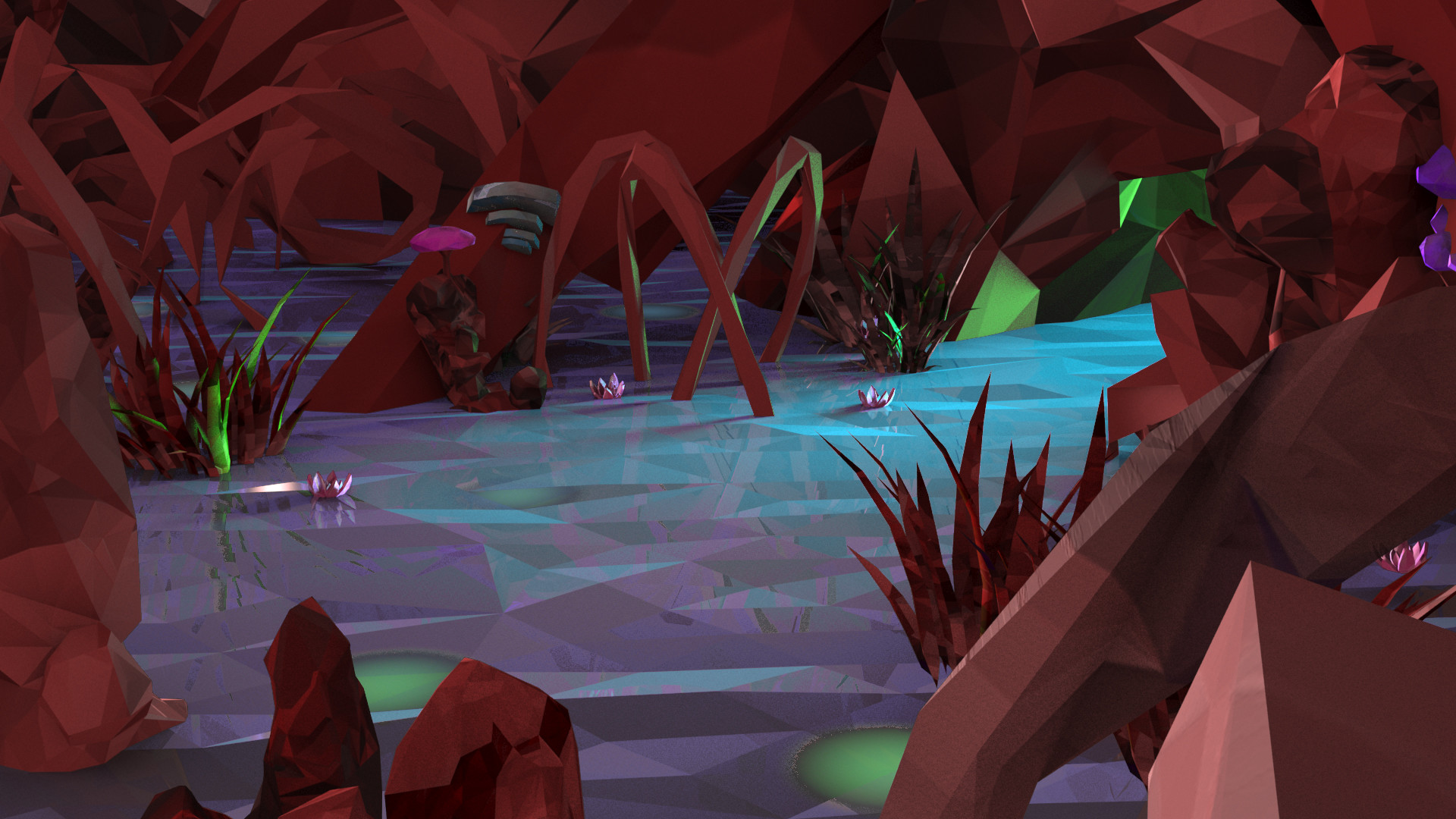 ArtStation - environment low poly