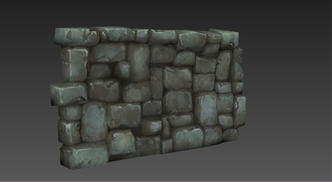 ArtStation - HandPaint - WALL