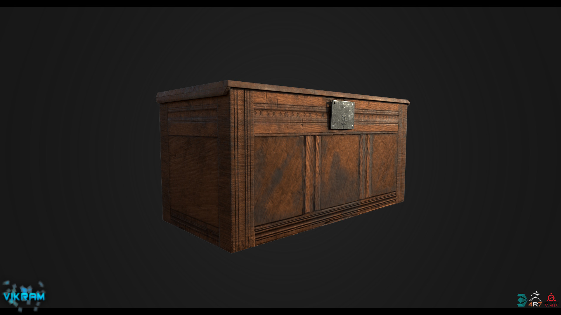 ArtStation - Ancient Small Coffer Chest Storage Trunk
