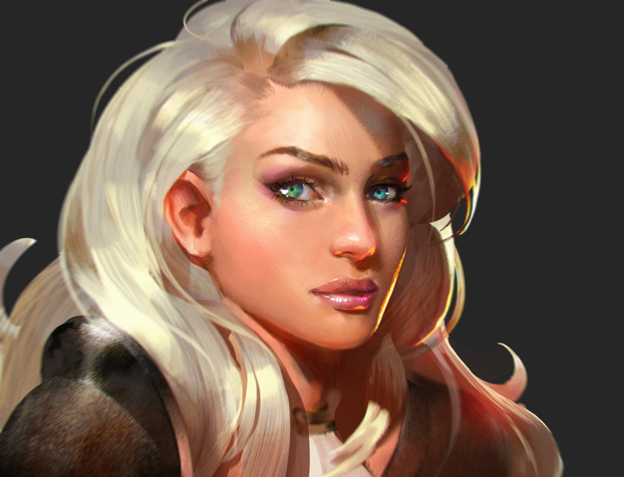 ArtStation - Valentines Day Avatar Female