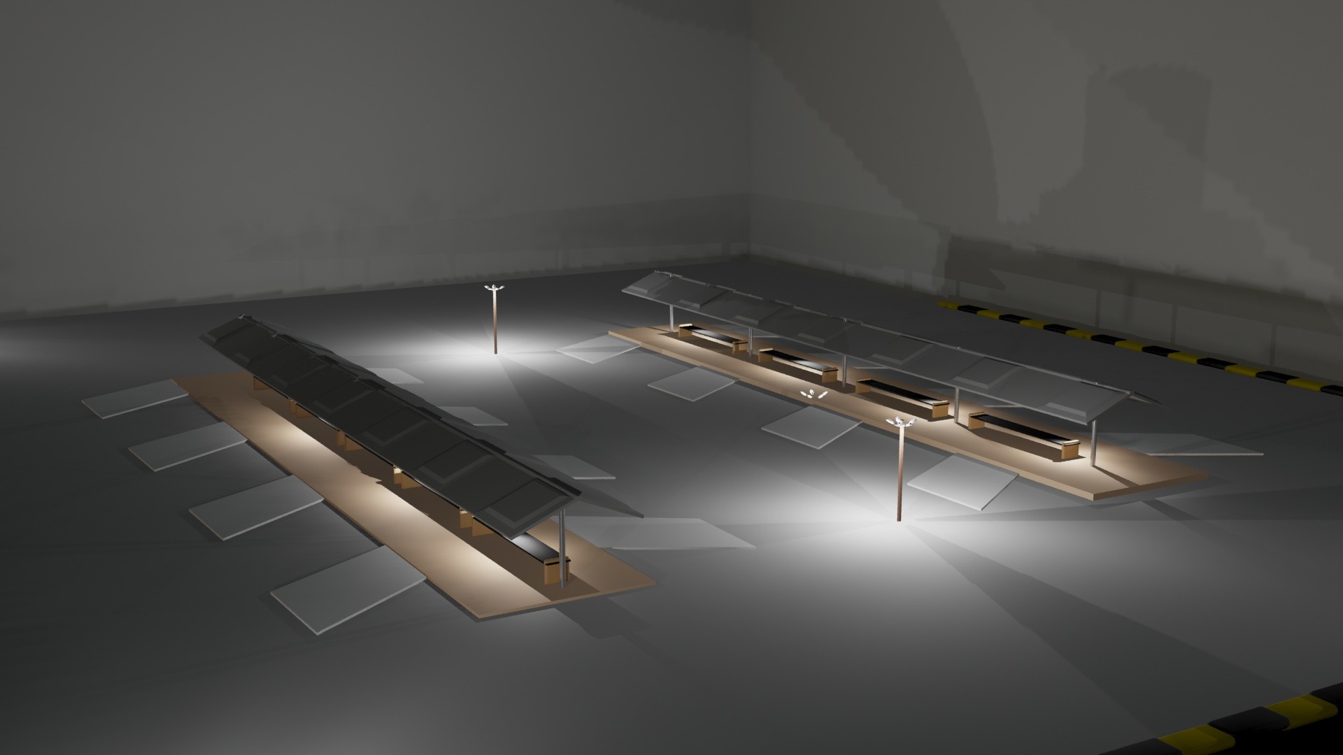 ArtStation - bus stand model