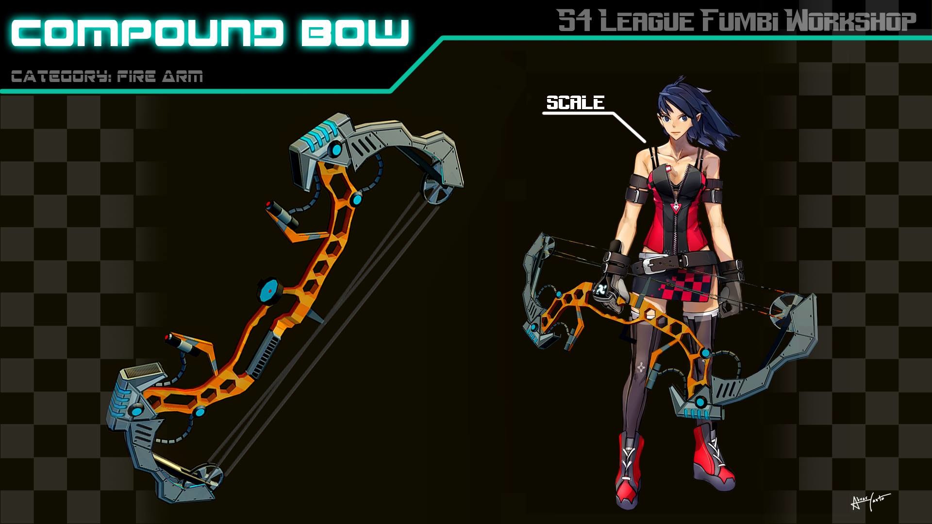 ArtStation - S4 League Compound Bow Weapon Design