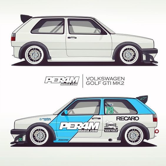 ArtStation - Golf Gti MK 2