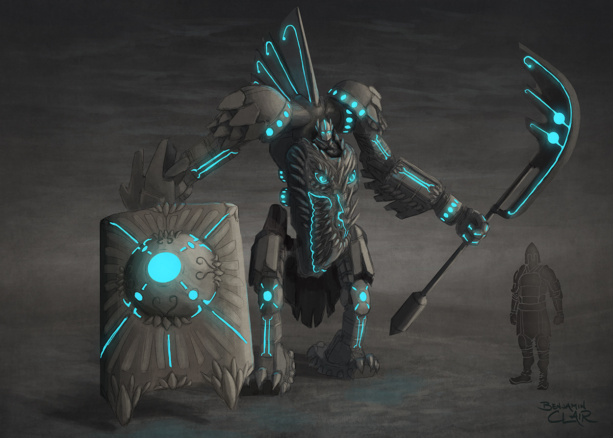 ArtStation - Garuda Infused Heavy Armor Concepts