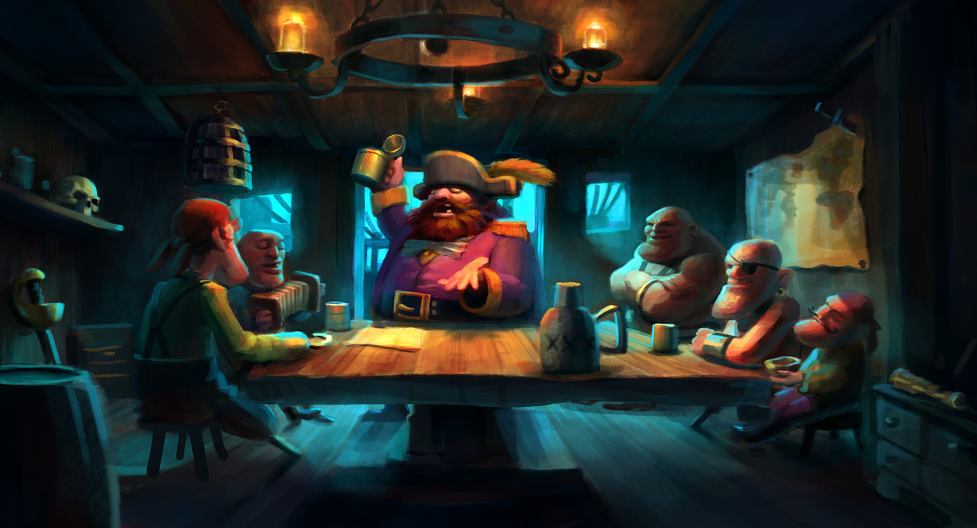 ArtStation - Schoolism Assignment for Nathan Fowkes Color and Light class