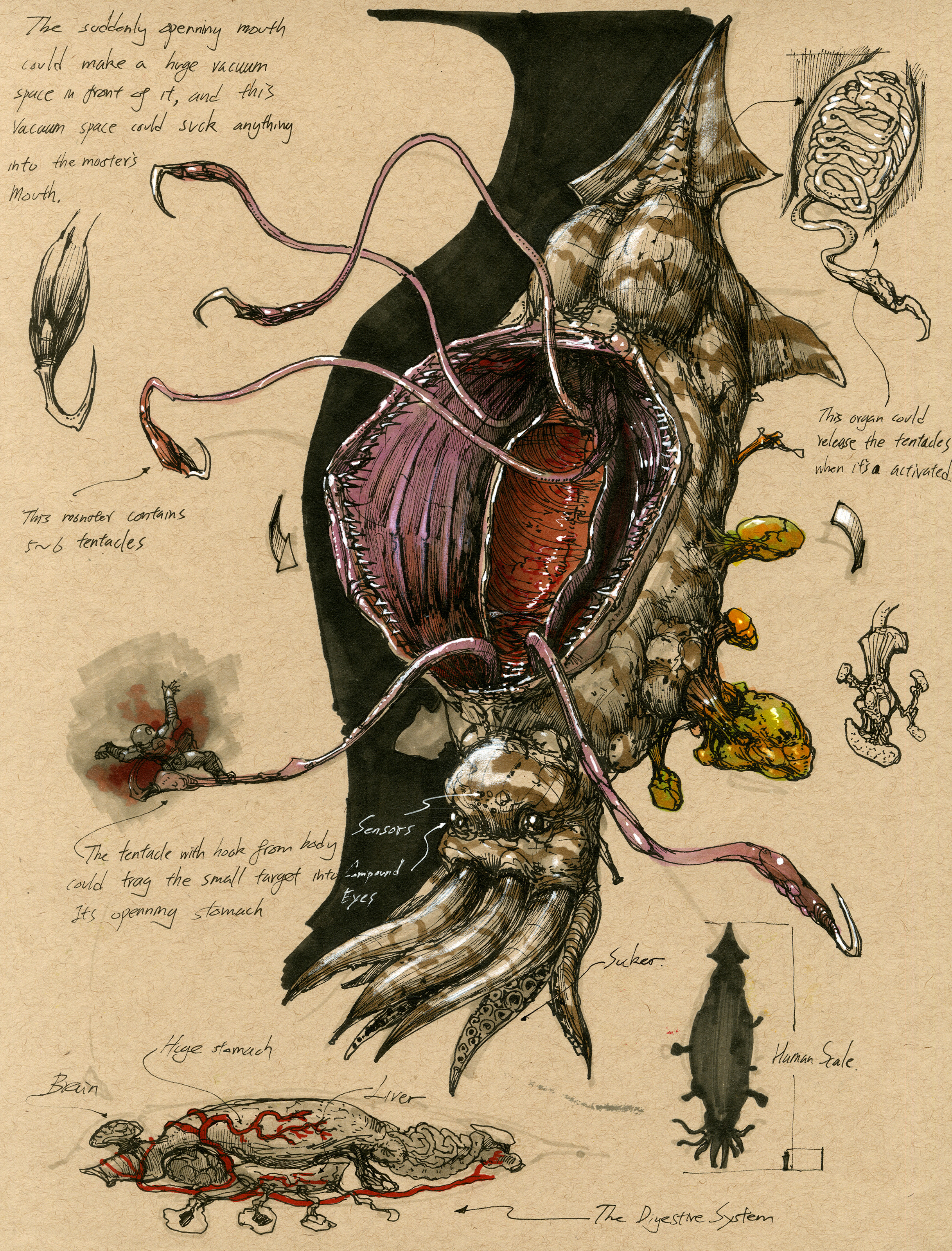 Longque Chen - monsters