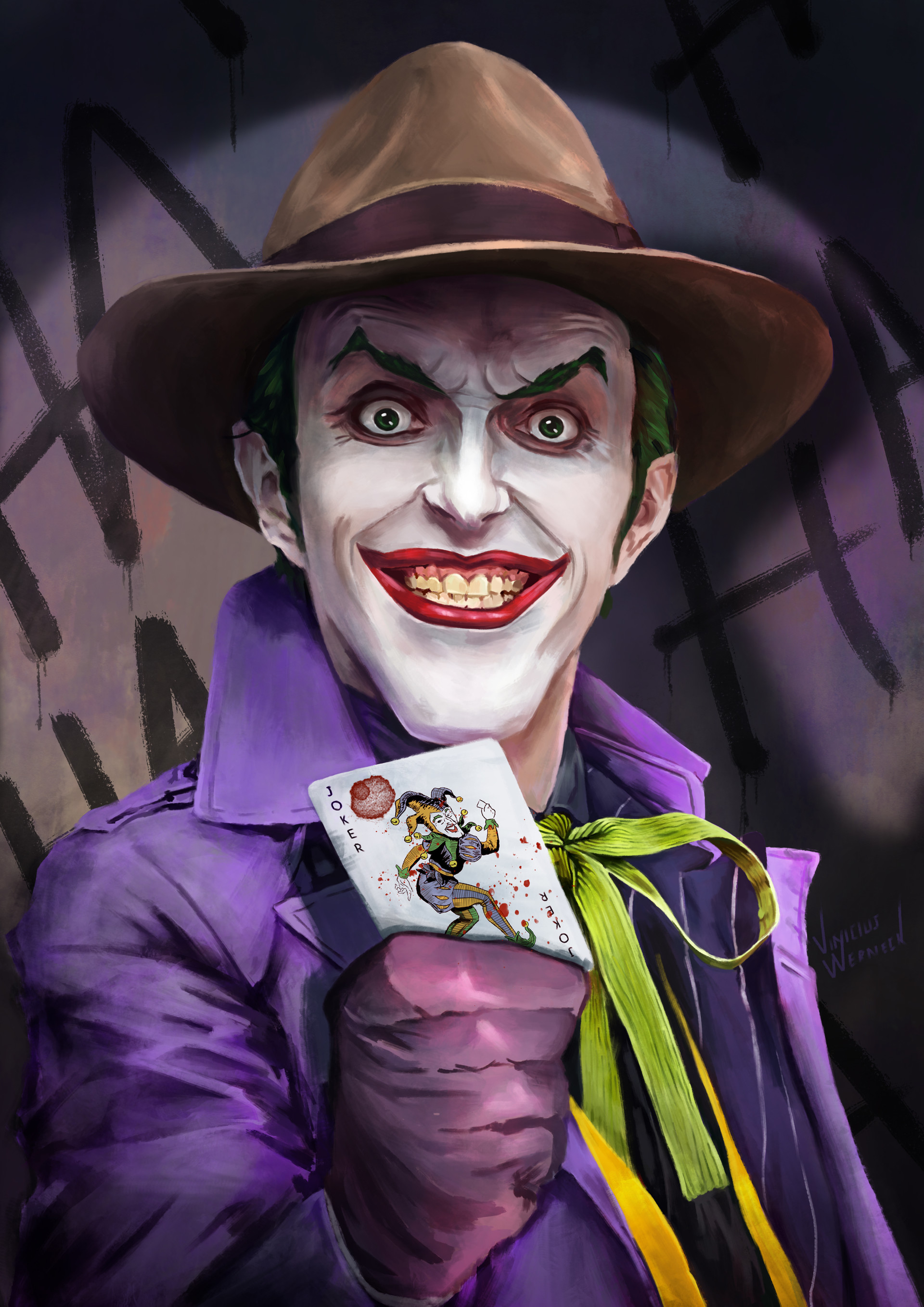 Joker by Vinicius Werneck : r/ImaginaryGotham