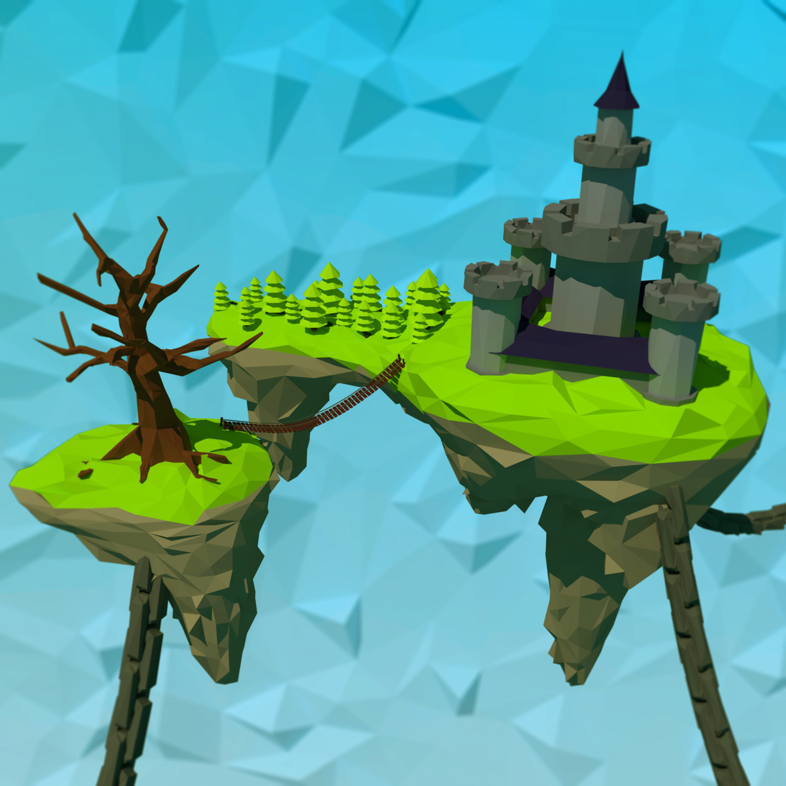 Hugh Barrow - Low Poly Island
