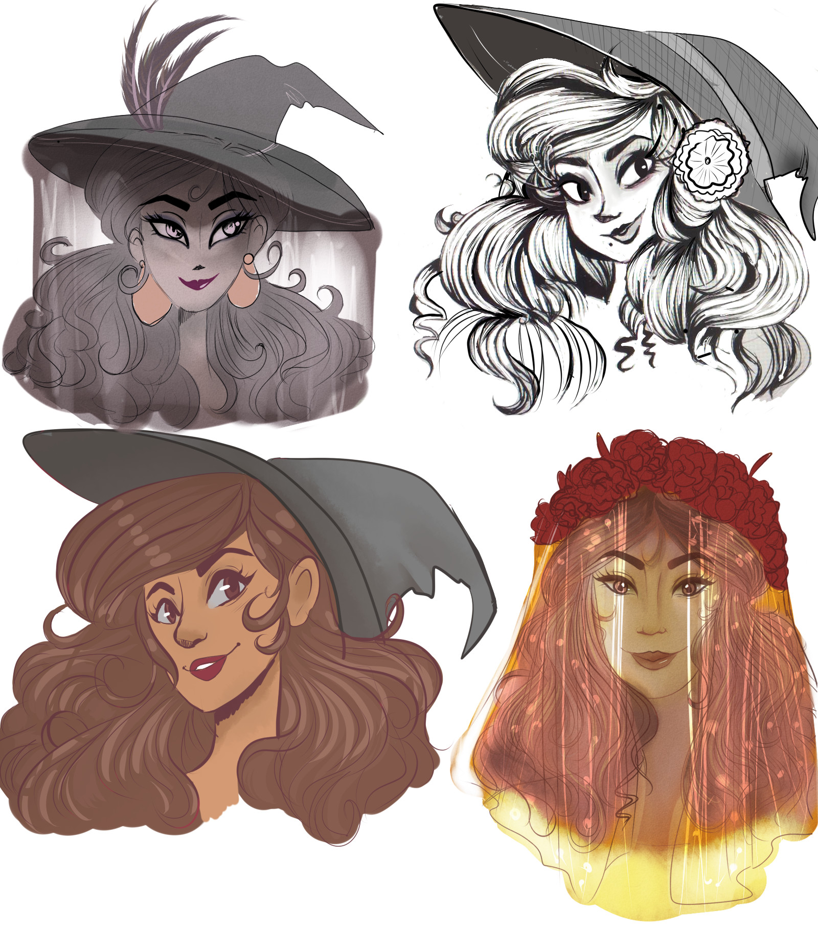 ArtStation - Witch Portraits