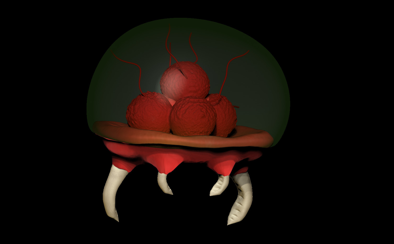 ArtStation - Metroid Larva