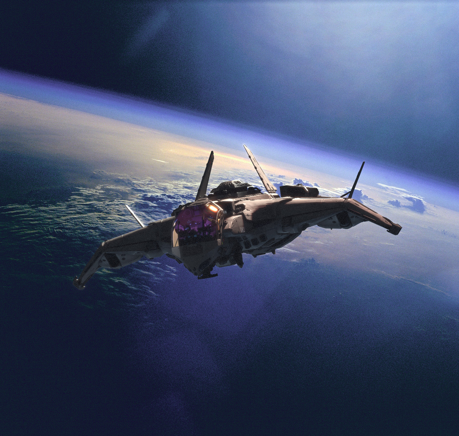 ArtStation - Spaceship model