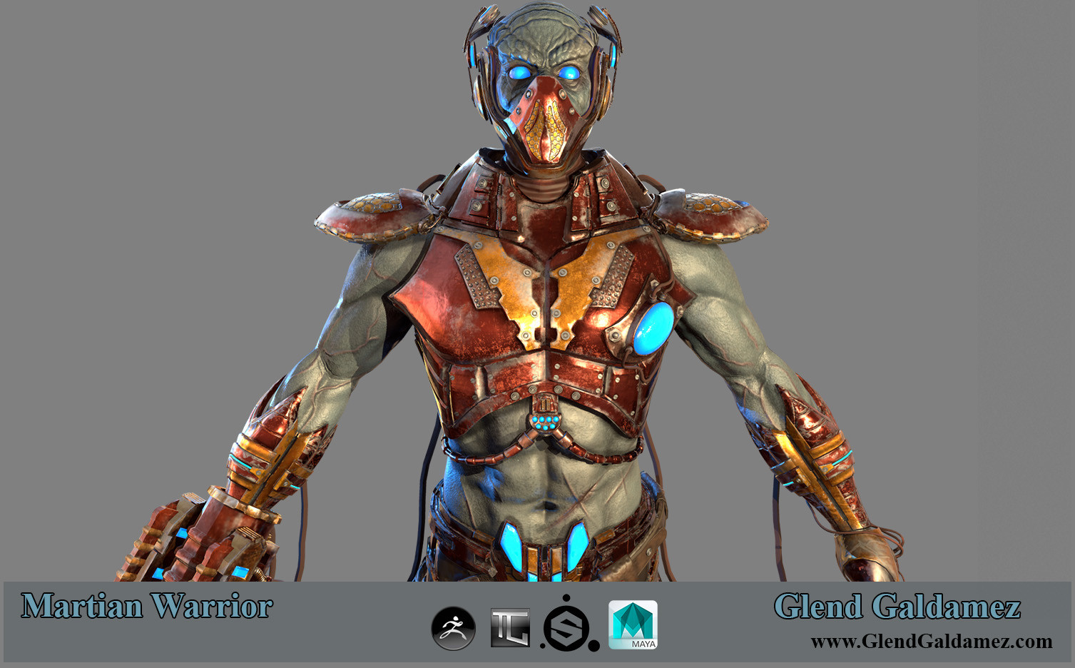 ArtStation - Martian Warrior (Updated)