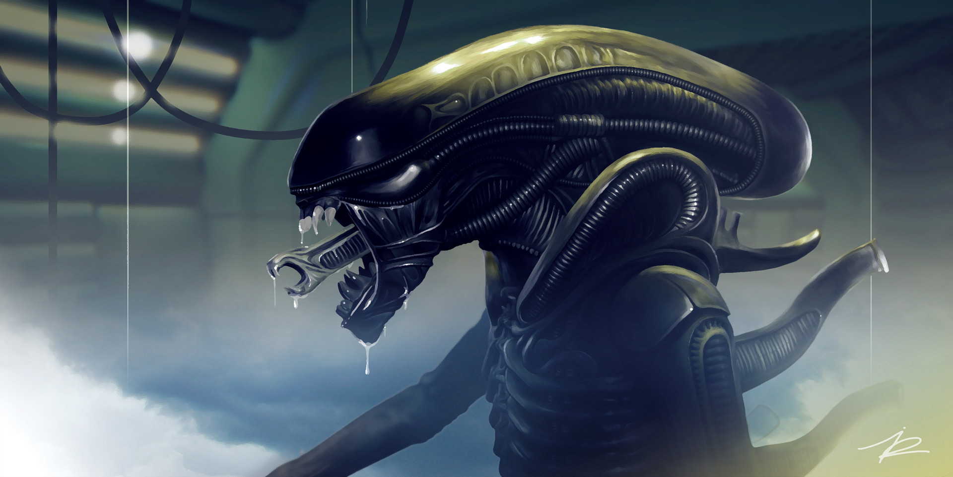 ArtStation - ALIEN HR GIGER fan art