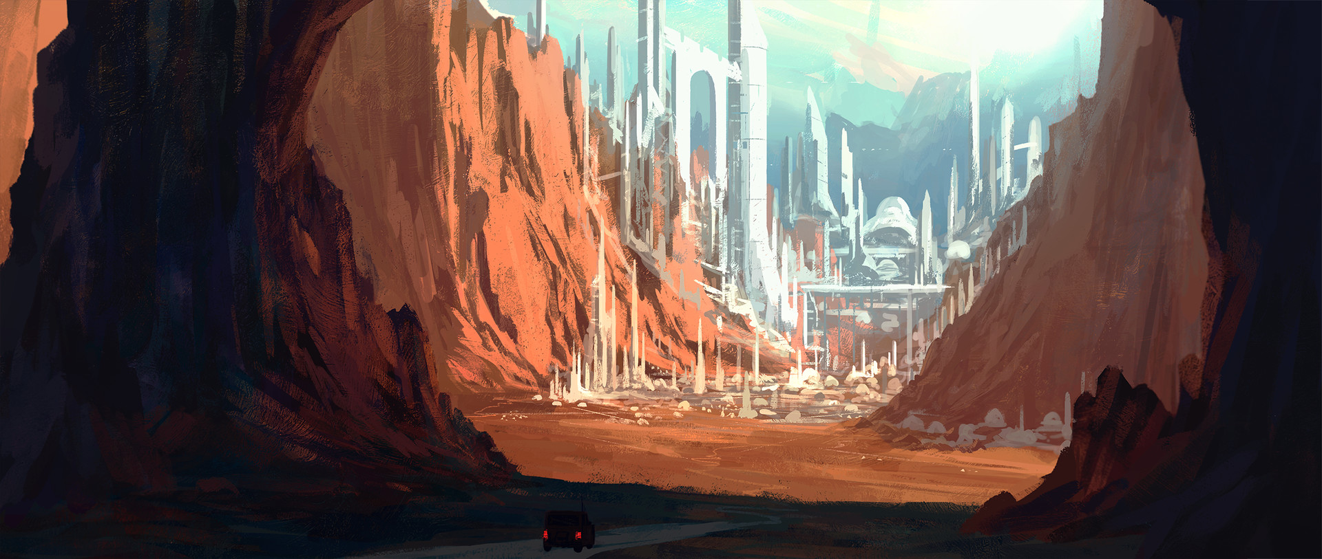 ArtStation - Distant City