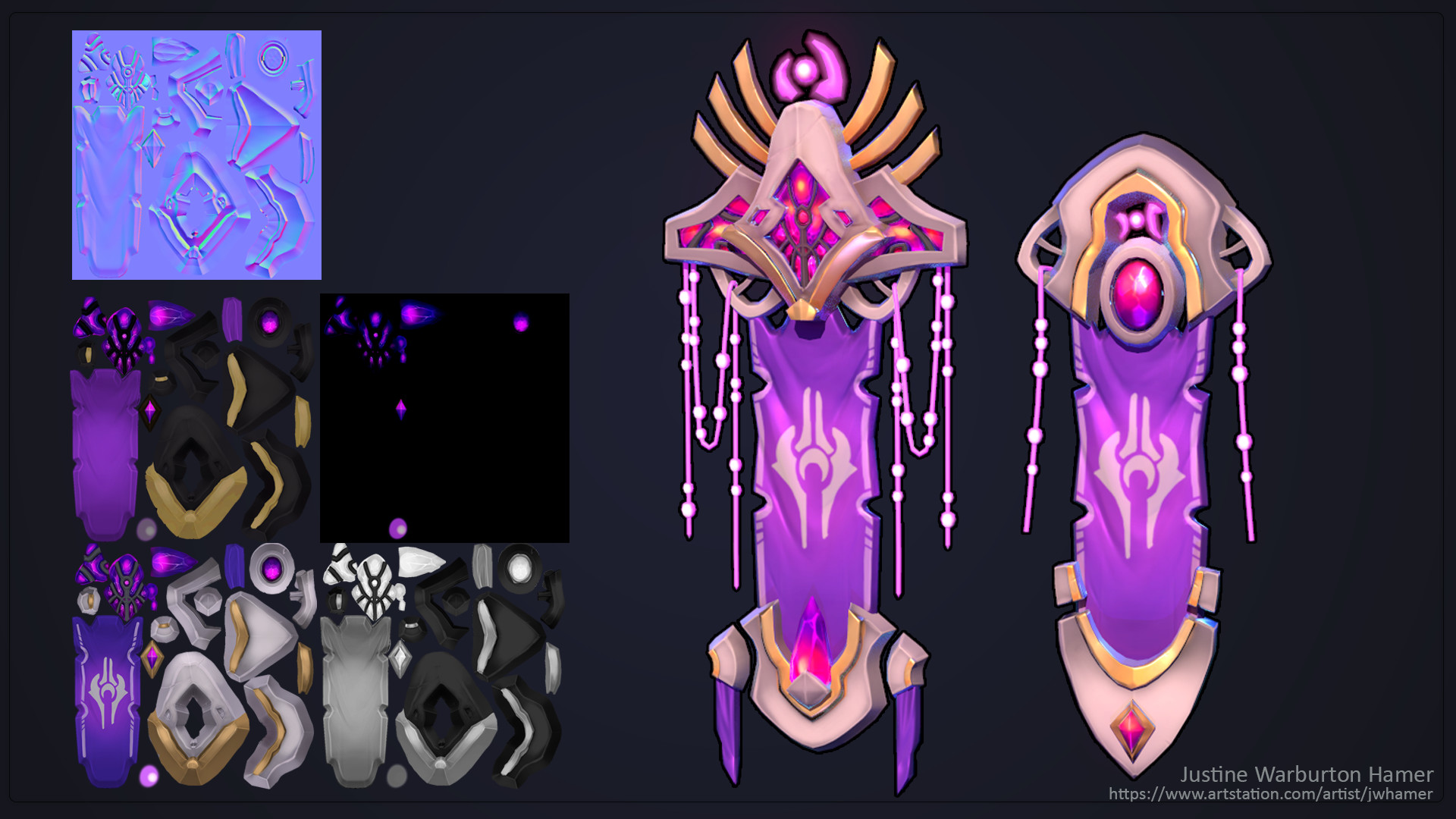 Justine Hamer - Heroes of the Storm Fan Art: Draenei Banner