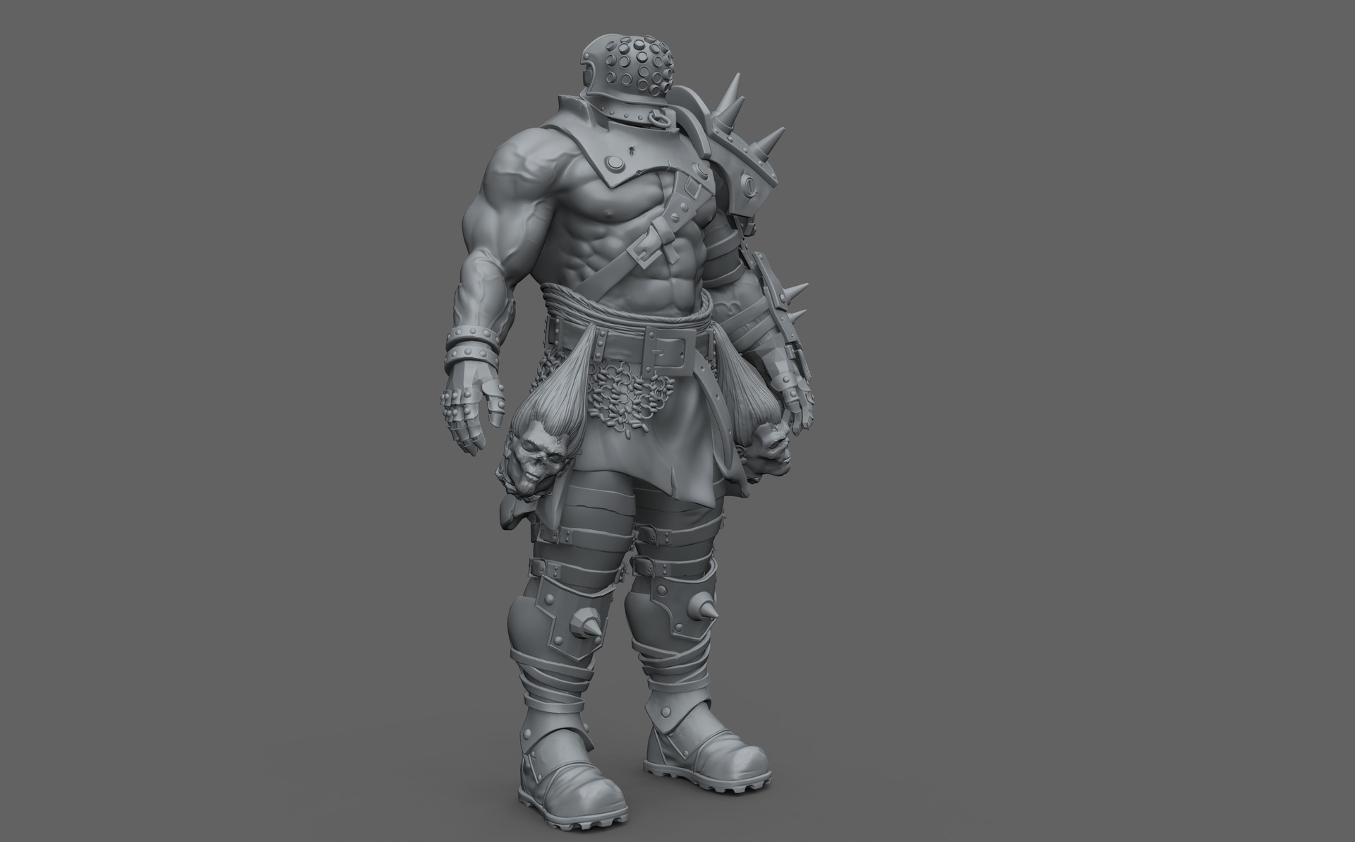 Jon M Lopez - Warmachine Tactics : Doom Reaver zbrush sculpts
