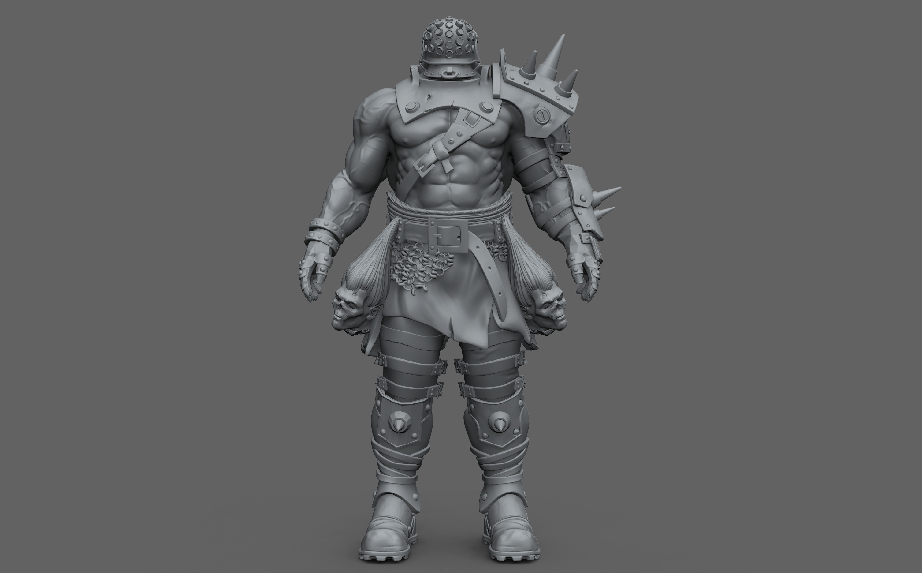 Jon M Lopez - Warmachine Tactics : Doom Reaver zbrush sculpts