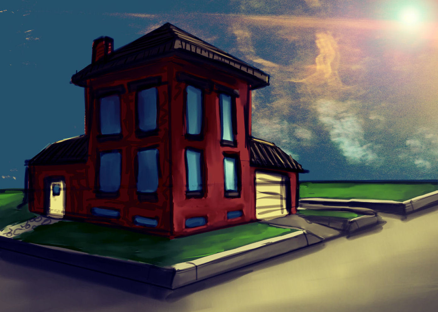 ArtStation - Red House