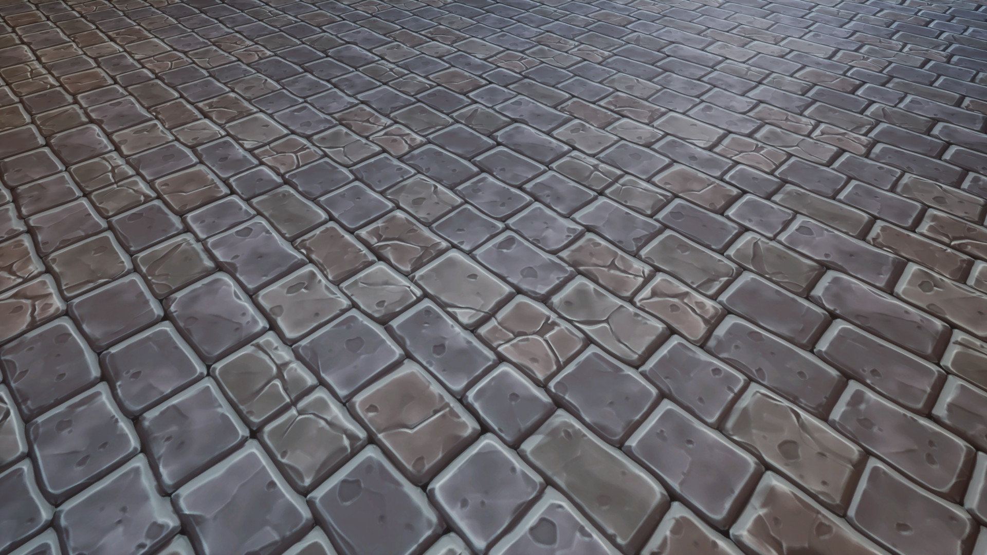 Adam Homoki - Procedural Stylized Brick Texture