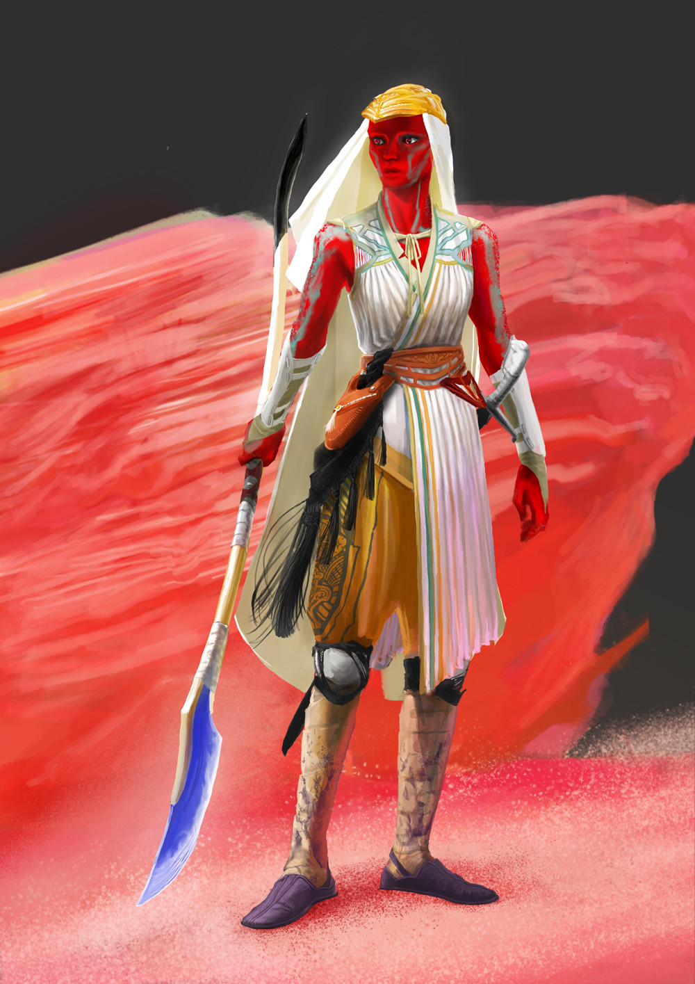 ArtStation - red desert planet