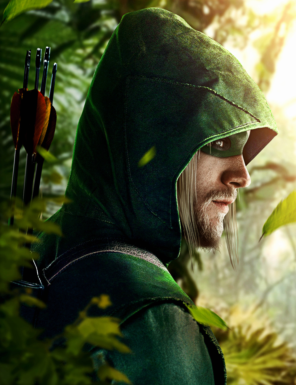 ArtStation - Charlie Hunnam Green Arrow
