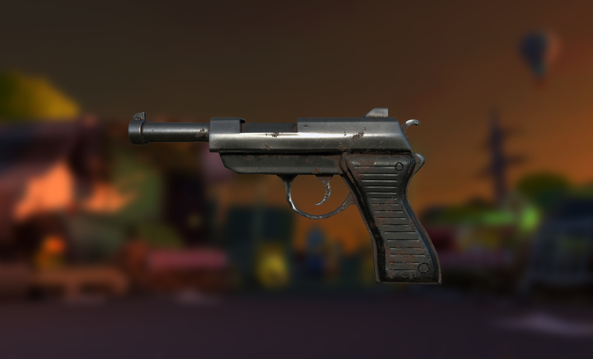 ArtStation - Rusty Pistol