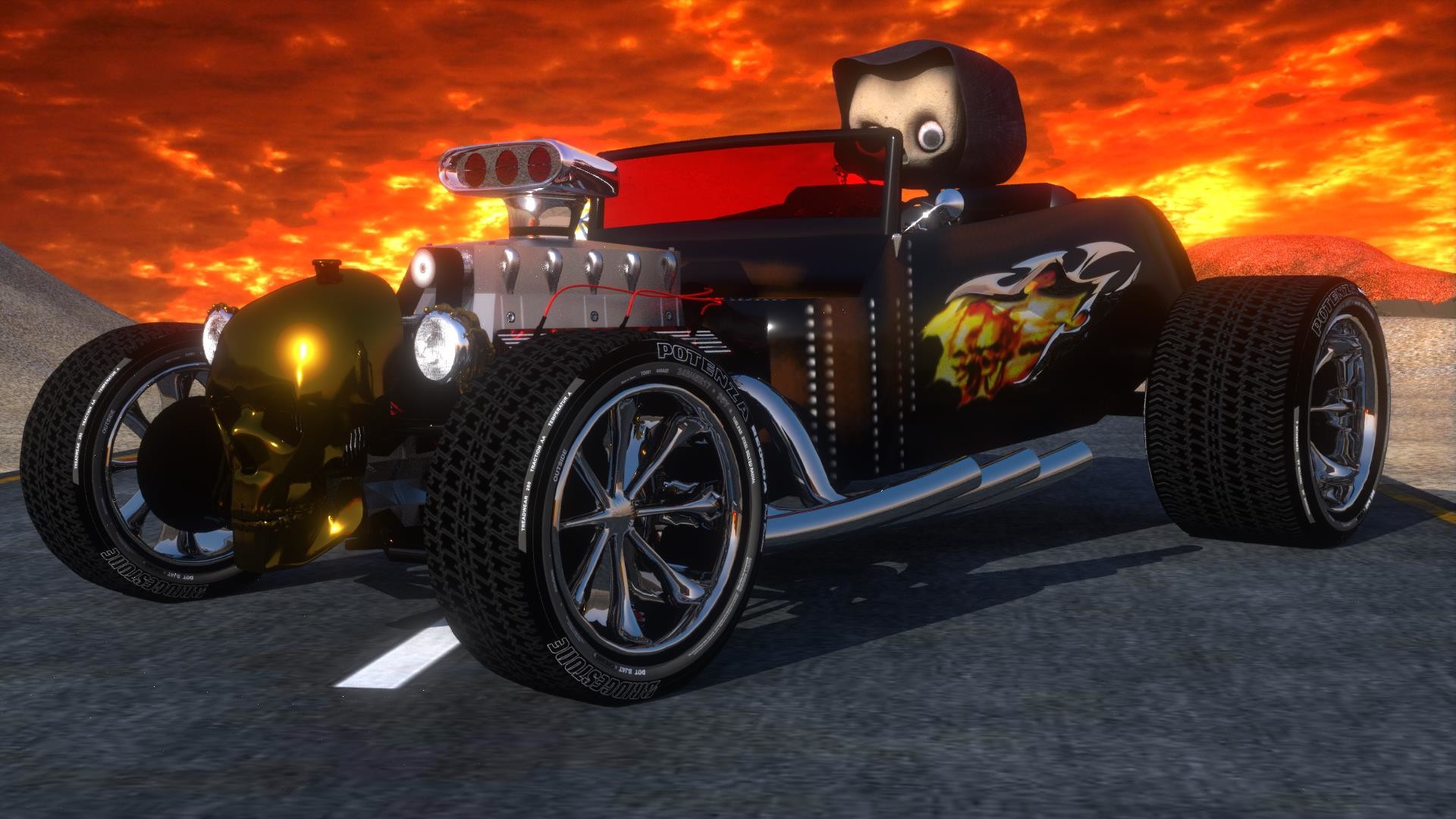 ArtStation - Car death