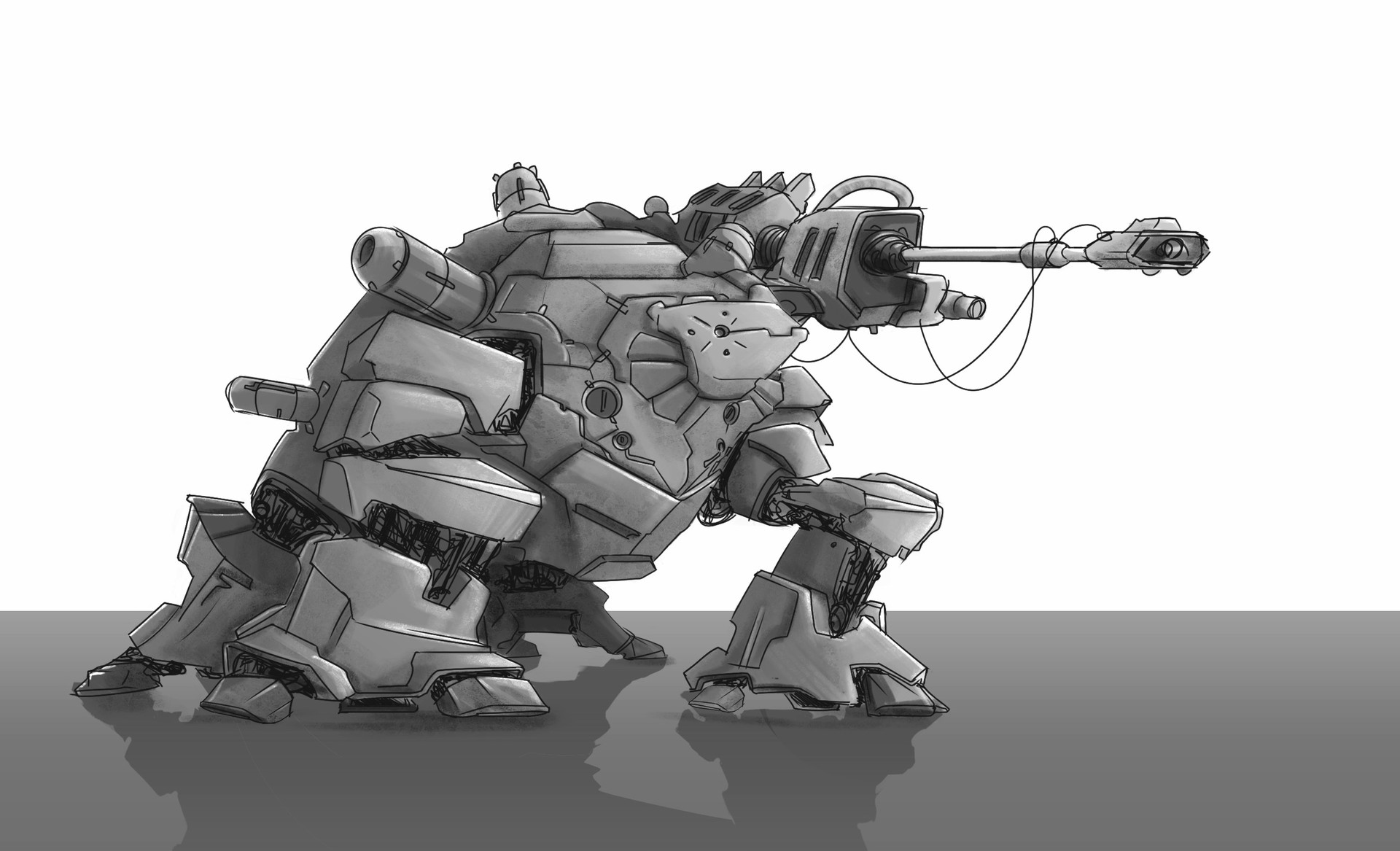 ArtStation - walking tank