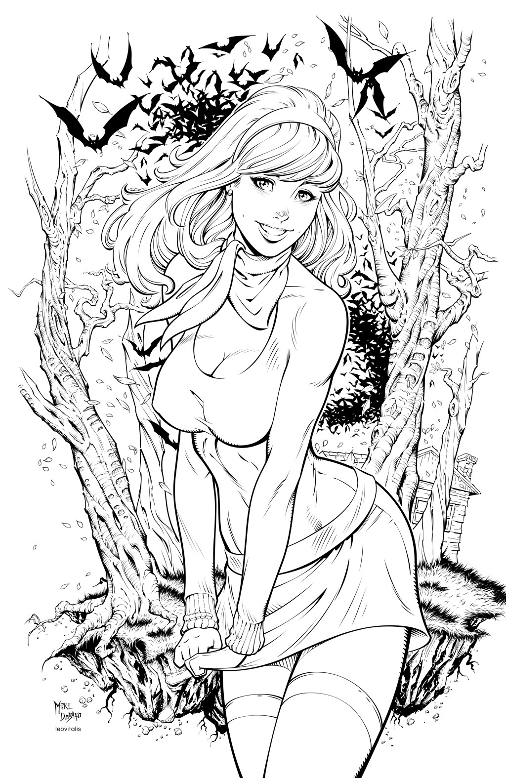 daphne blake coloring pages