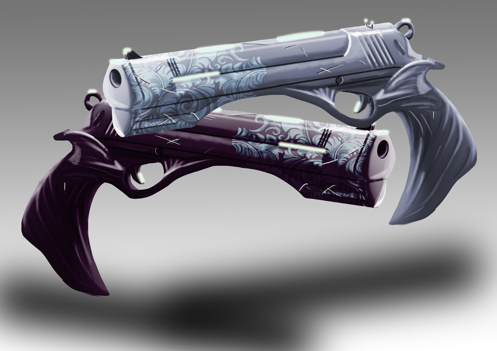 ArtStation - Game Weapon Study