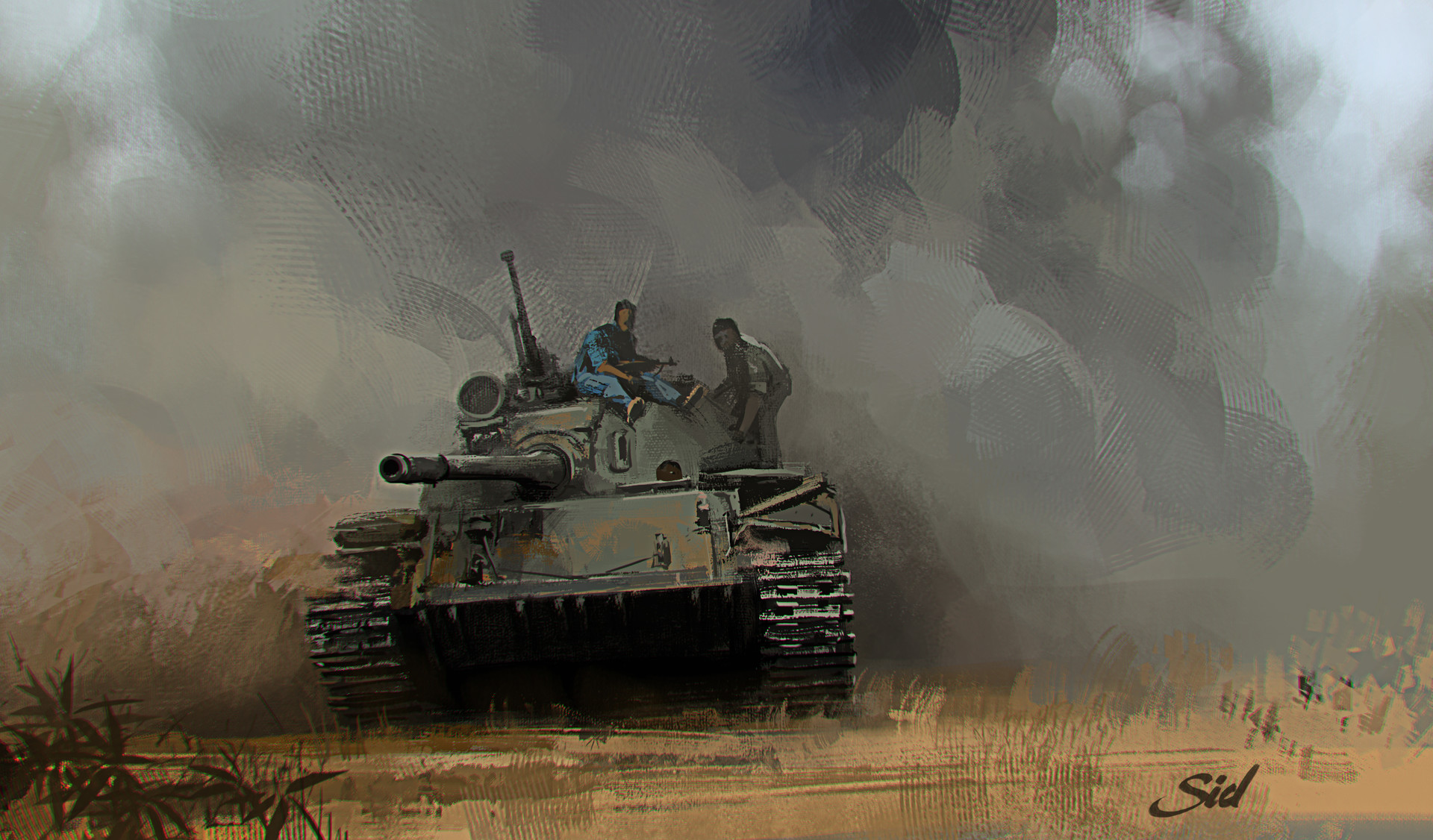 ArtStation - Tank. Practice.