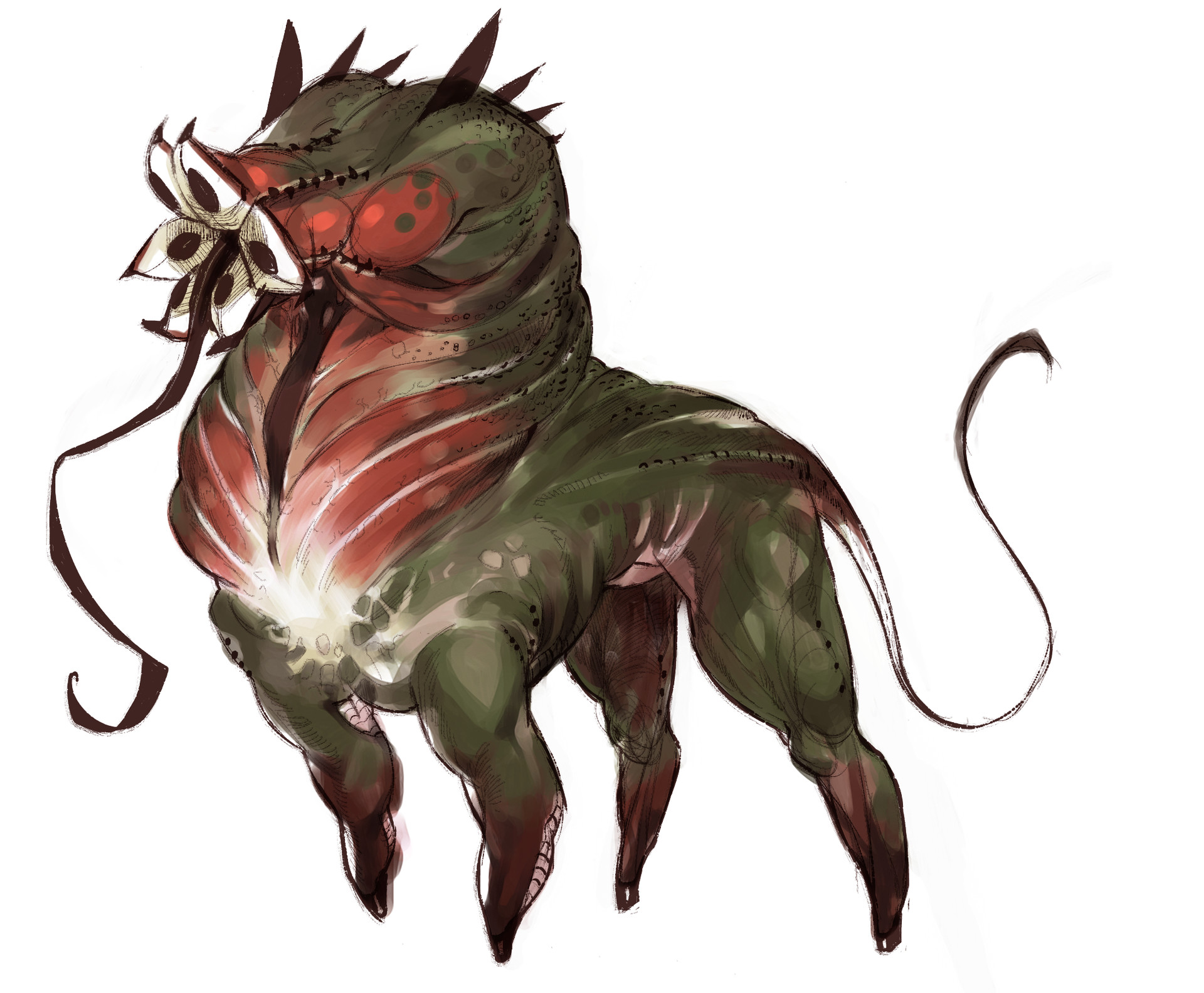 ArtStation - Horse Flower Creature