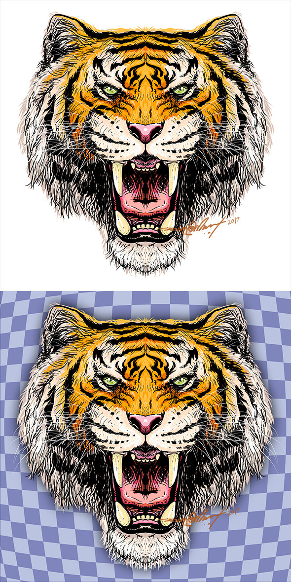 ArtStation - Roaring Tiger