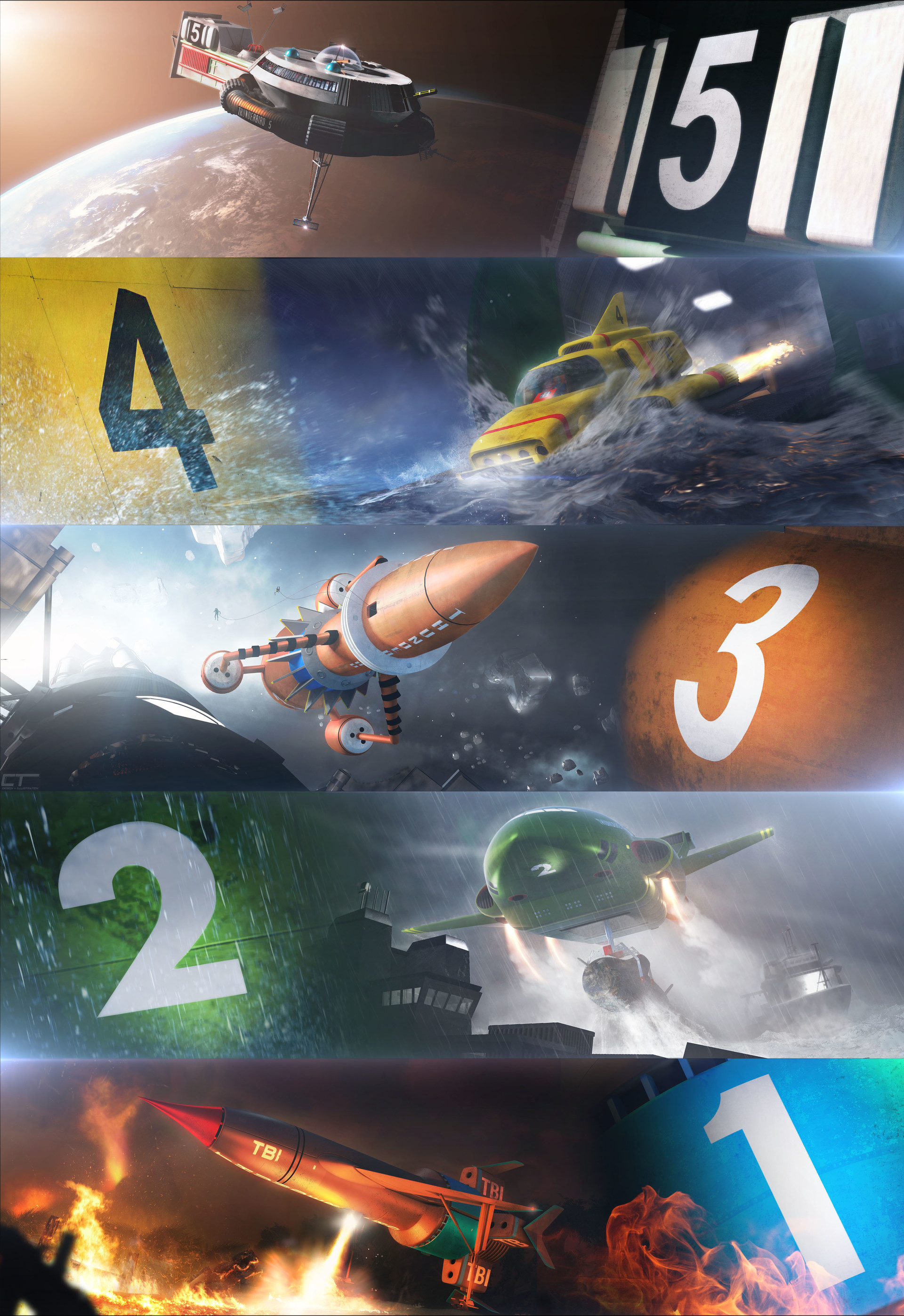 ArtStation - Thunderbirds Montage