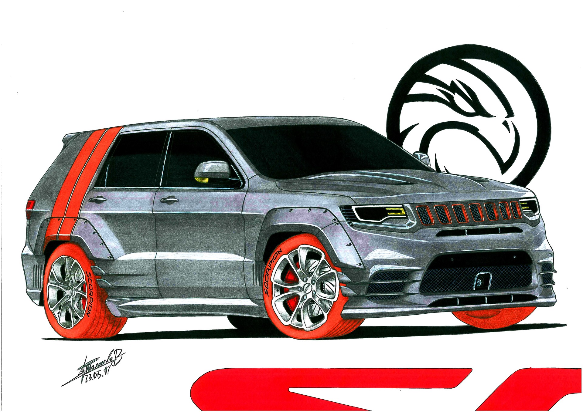 ArtStation - SRT Trackhawk
