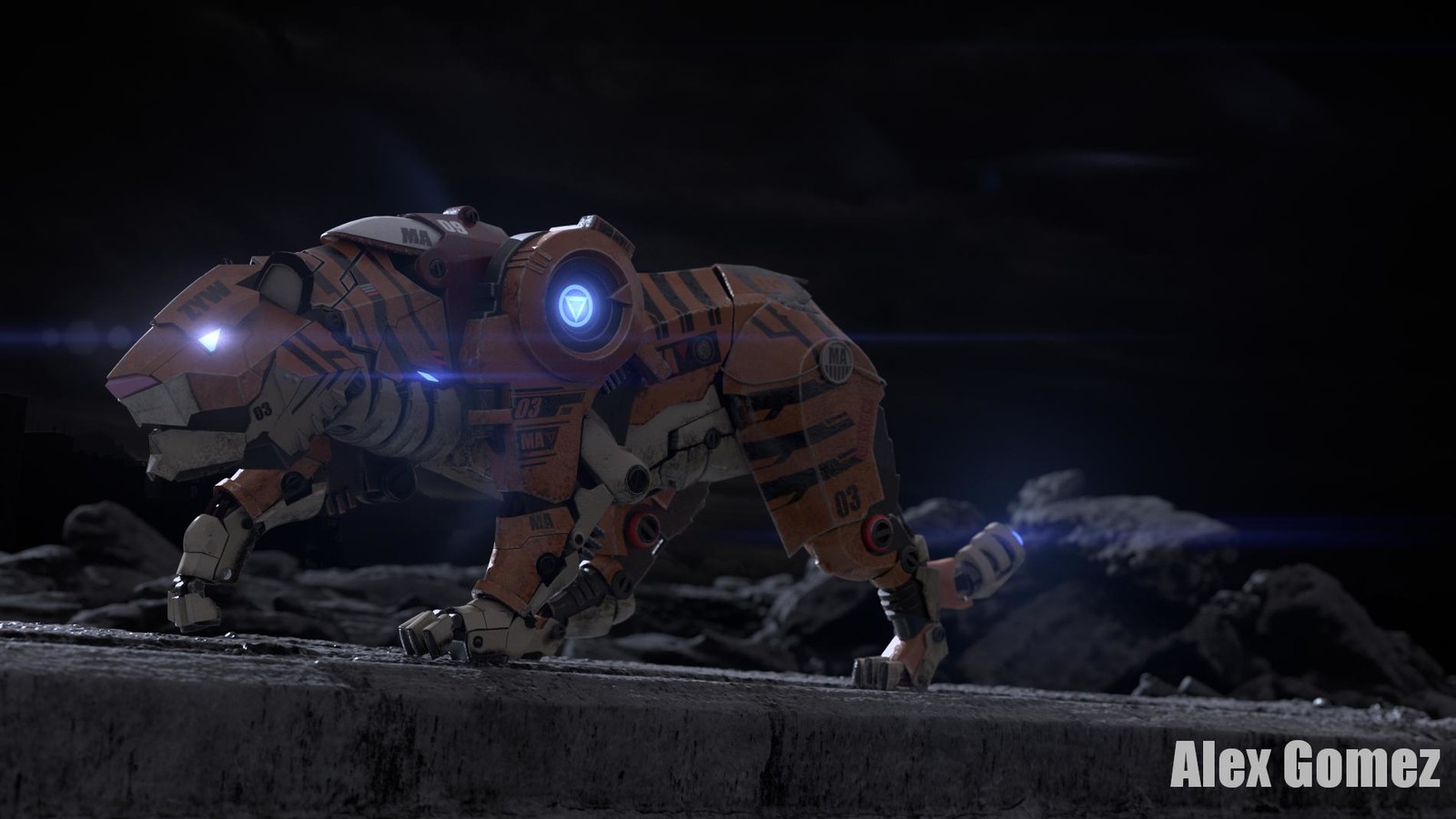 Alex Gomez - Mecha tiger