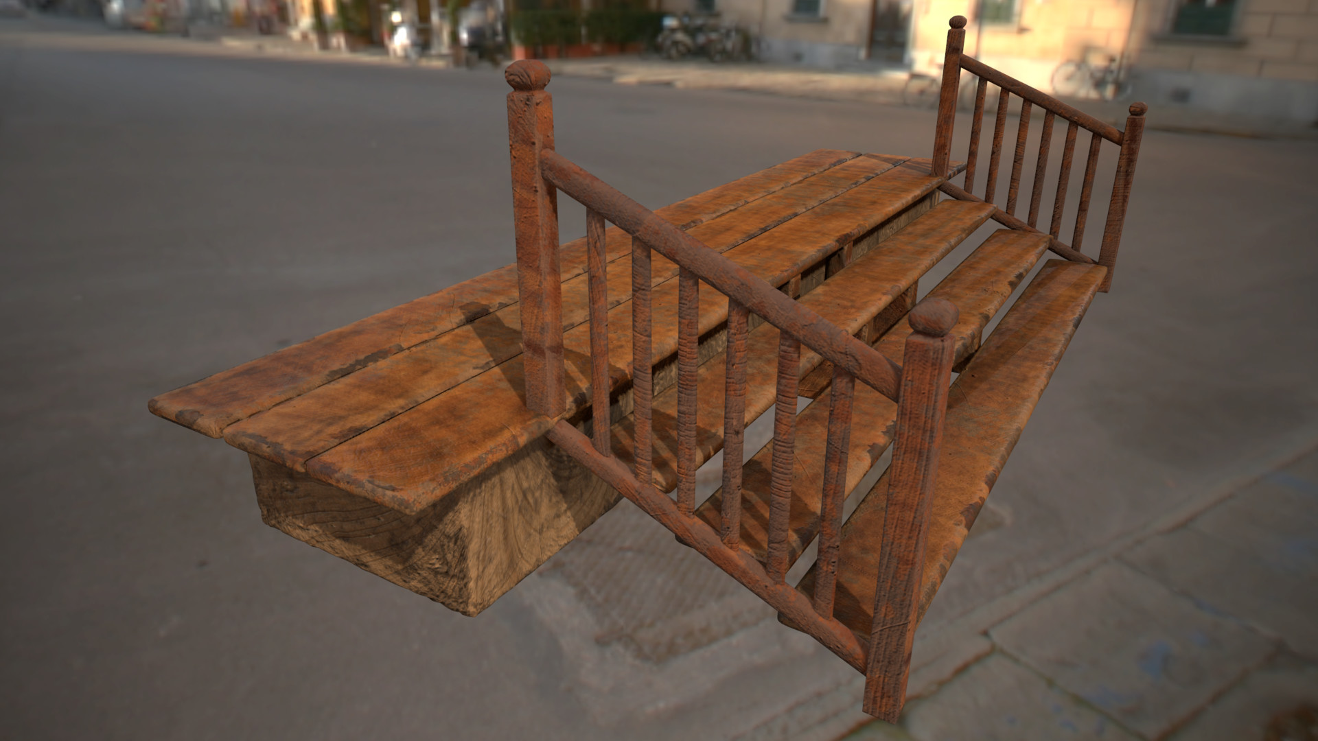 ArtStation - Old Dirt Stair