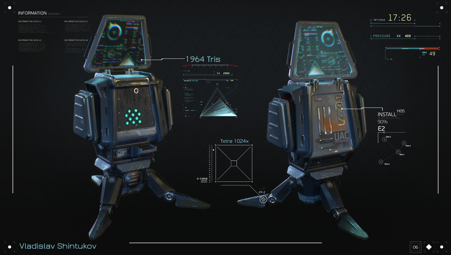 ArtStation - Futuristic Portable Computer