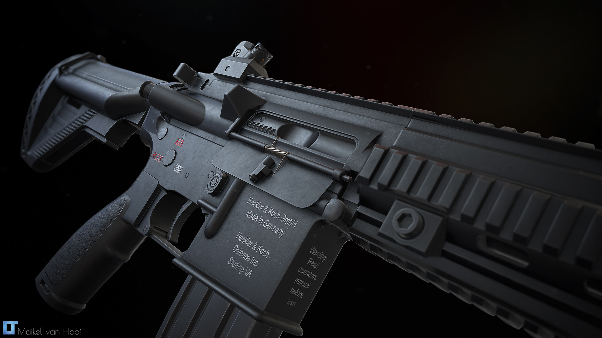 Maikel van Hoof a.k.a. Laggtastic - HK416