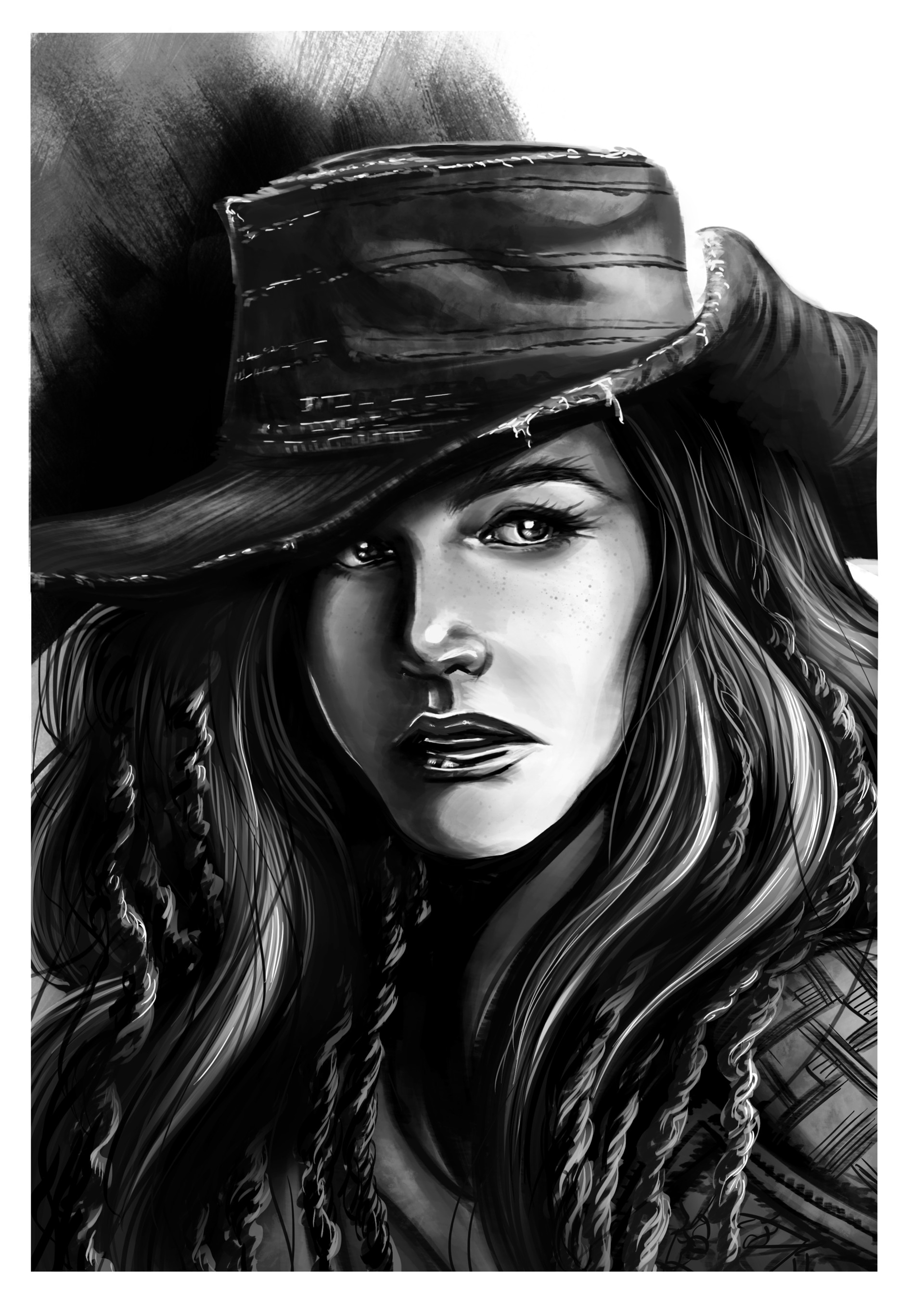 ArtStation - Tribute to Anne Bonnie (Black Sails)