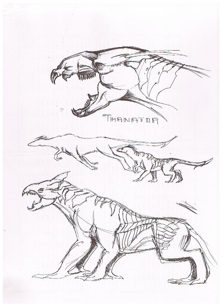 Avatar Thanator Drawings
