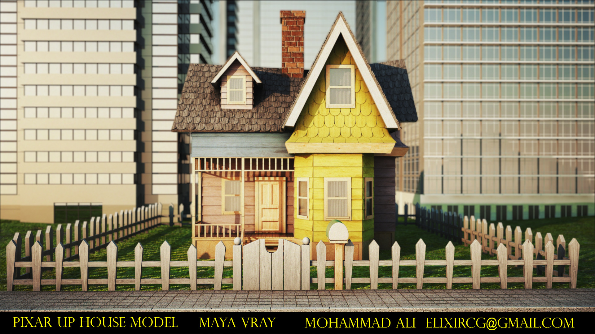 ArtStation - The house from UP