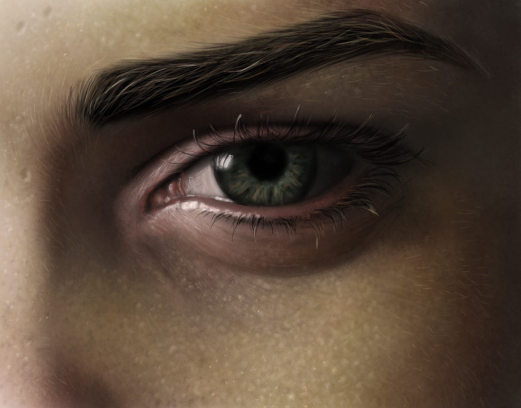ArtStation - Hyperrealism Study - Photoshop CS6