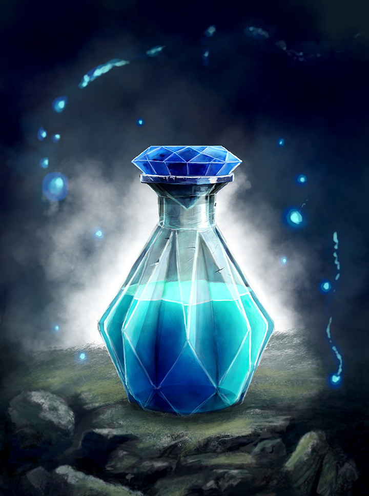 ArtStation - Intellect Crystal Potion