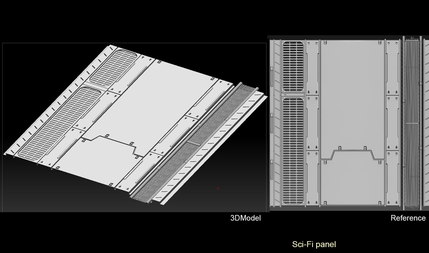 ArtStation - sci-fi panel