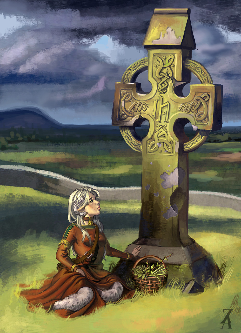 ArtStation - cross in Irland