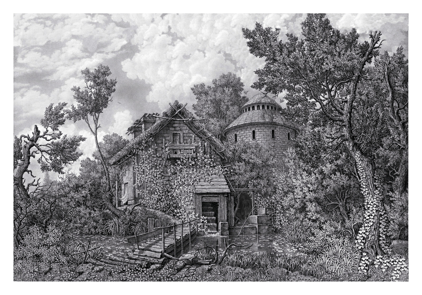 Mill by Aleksandr Kuskov : r/ImaginaryLandscapes