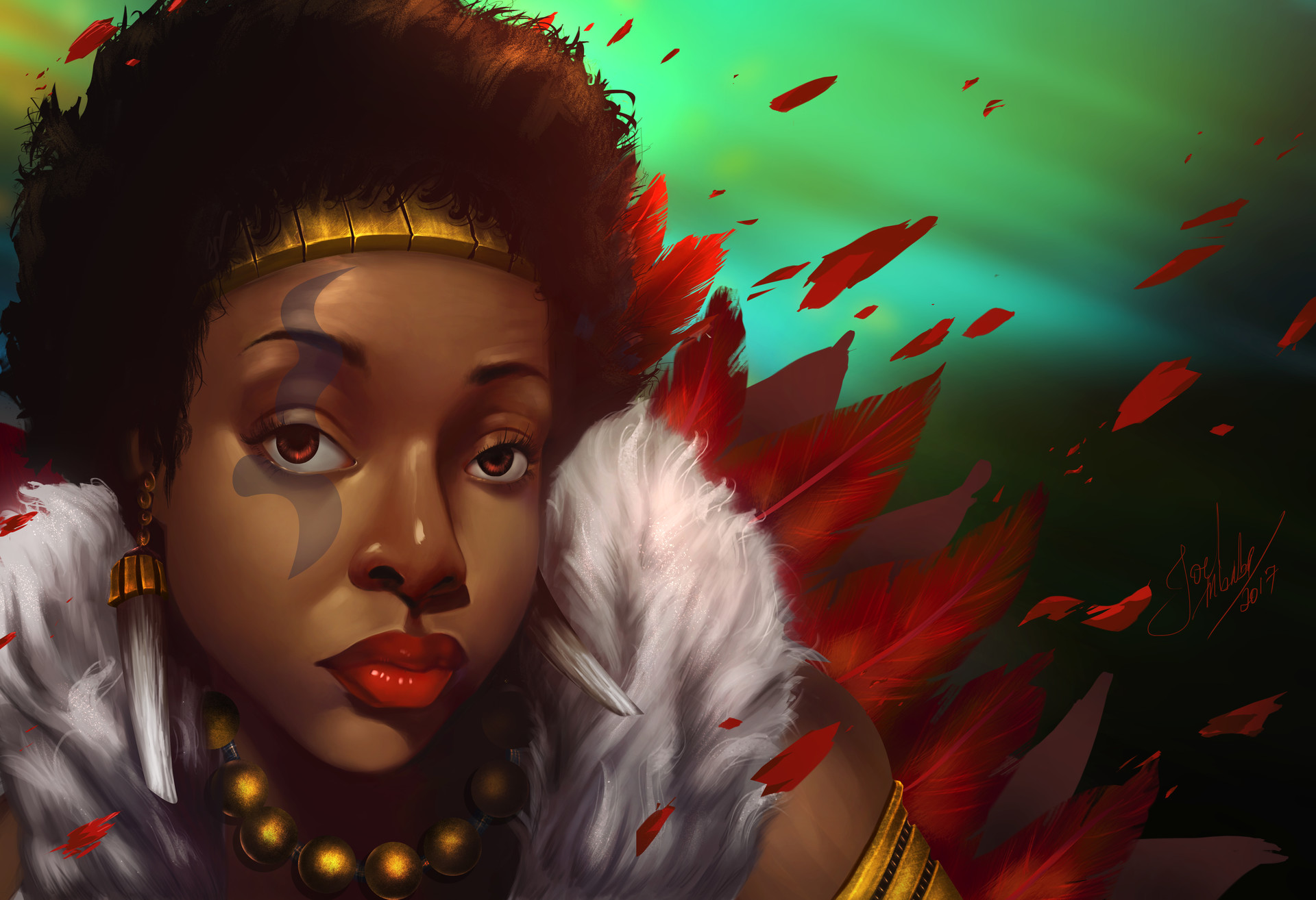 ArtStation - Native Princess Or Queen of Sheba